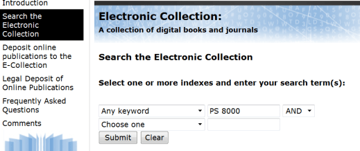 PS 8000 collection of early 20th-century digitized Canadiana | Library ...