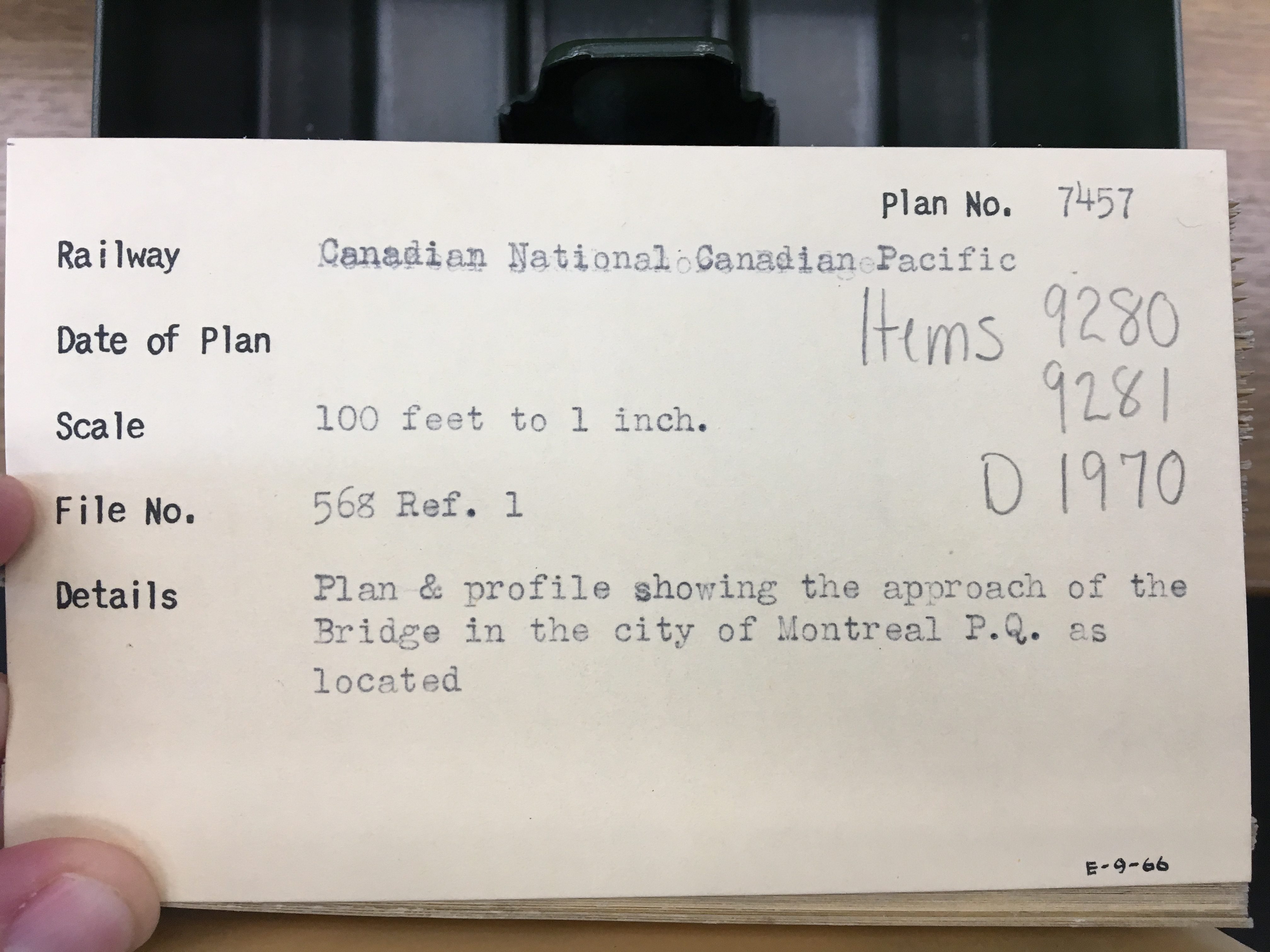 Using the Railway index to access railway plans and profiles | Library ...