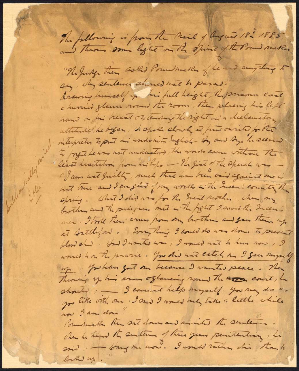 Chief Poundmaker: Revisiting the legacy of a peacemaker | Library and ...