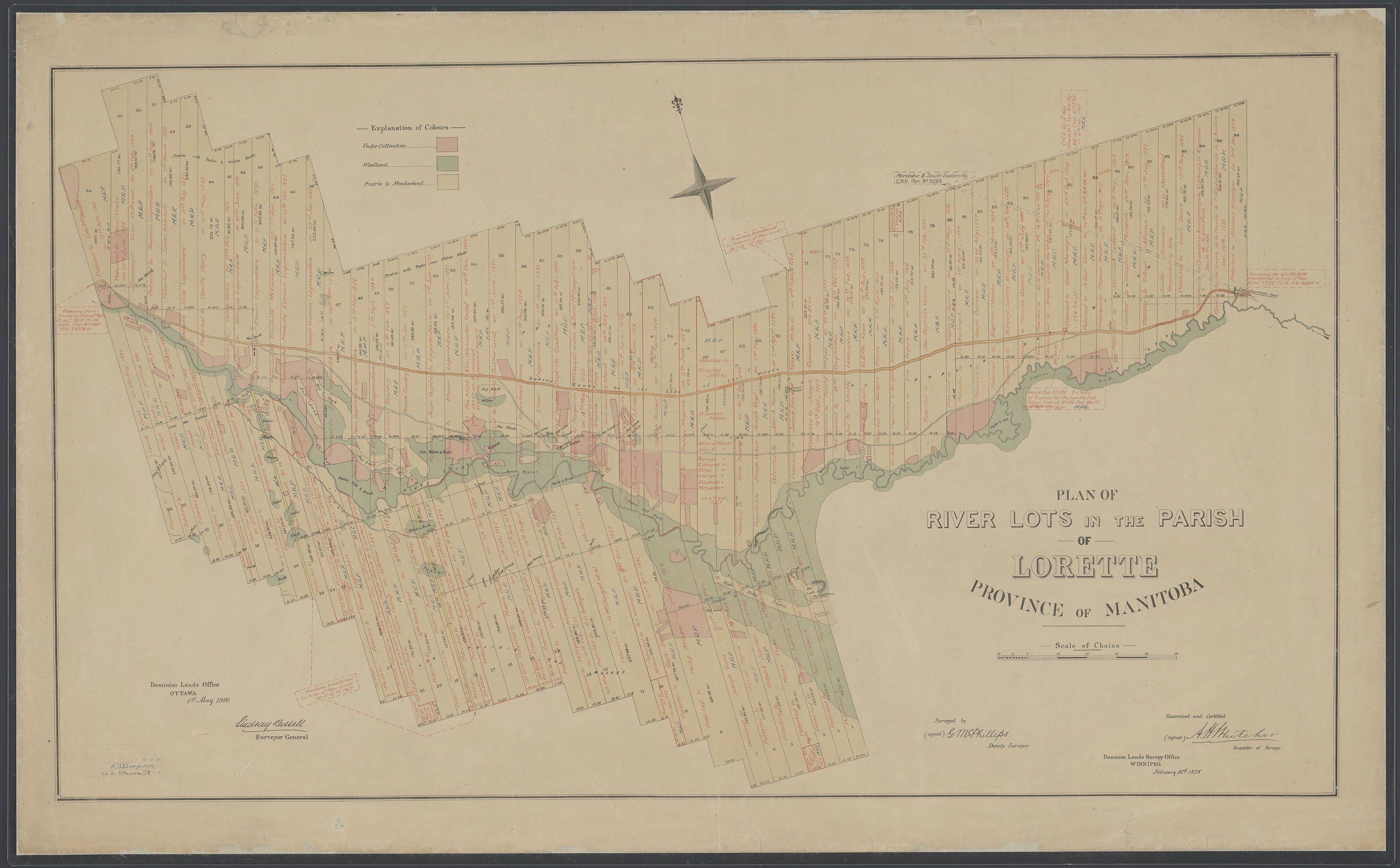 Red River lot maps | Library and Archives Canada Blog