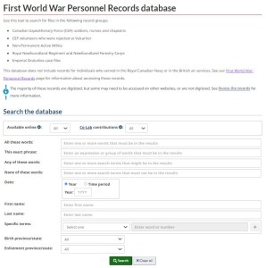 Accessing Personnel Records of the First World War: A new database at ...